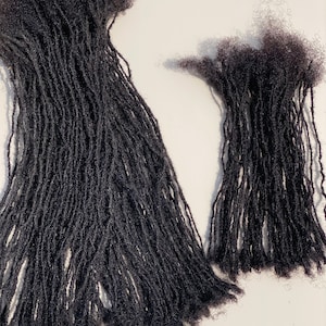 Extra Small Loc Extensions 0.2cm. 300 Locs per Bundle. 100% Afro Kinky ...
