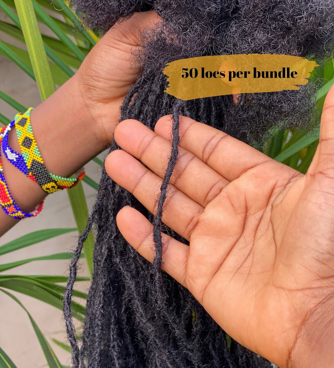 0.3-0.35cm (sika Locs) Textured Intalocs. 50 Locs per Bundle 100% Human ...