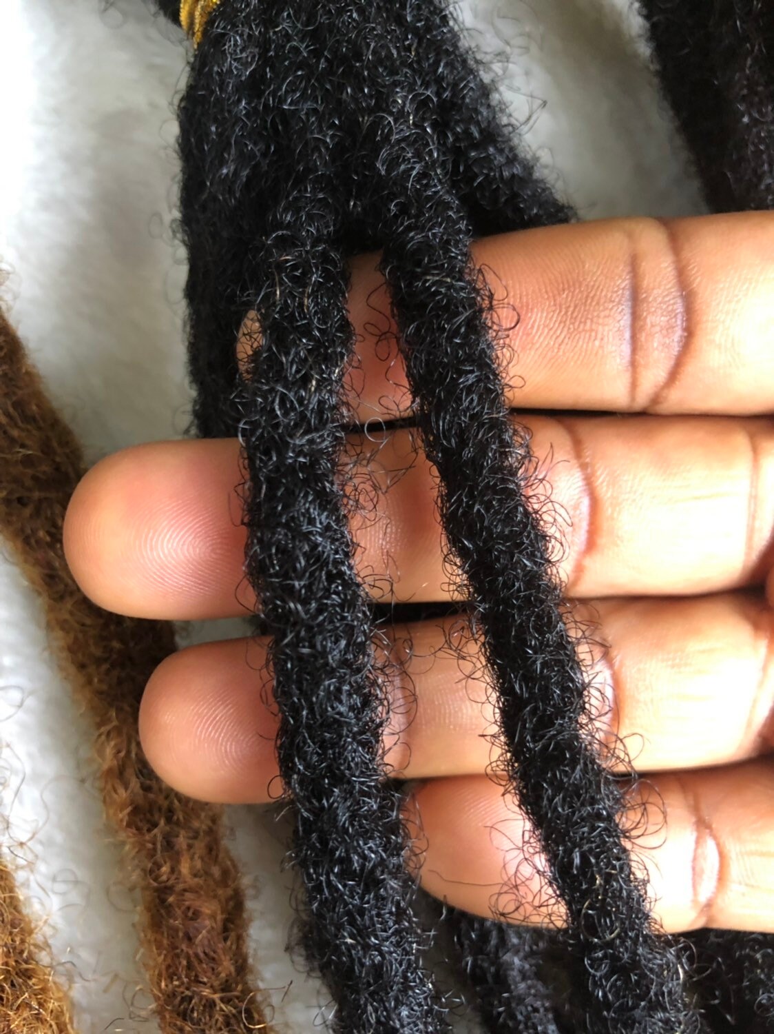 Human Hair Dreadlocks extensions. 100% Afro Kinky Dreadlocks | Etsy