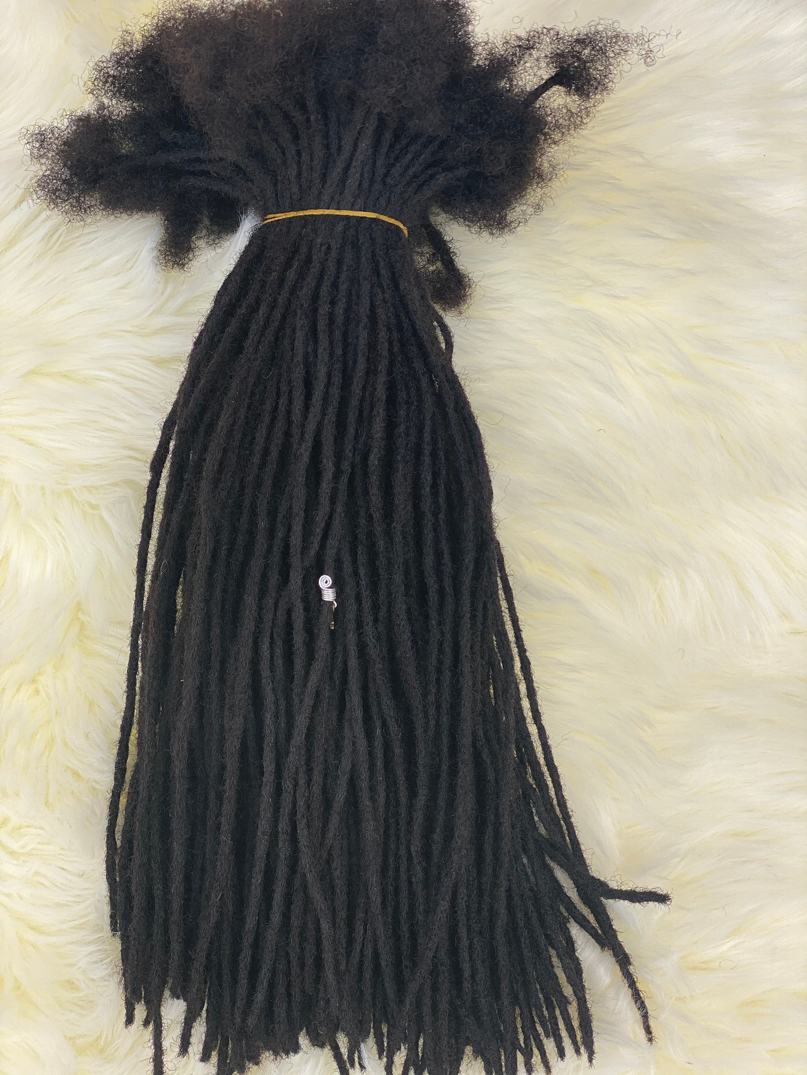 100% Human Hair Dreadlocks Handmade Locs 0.4cm-0.5cm 100 - Etsy