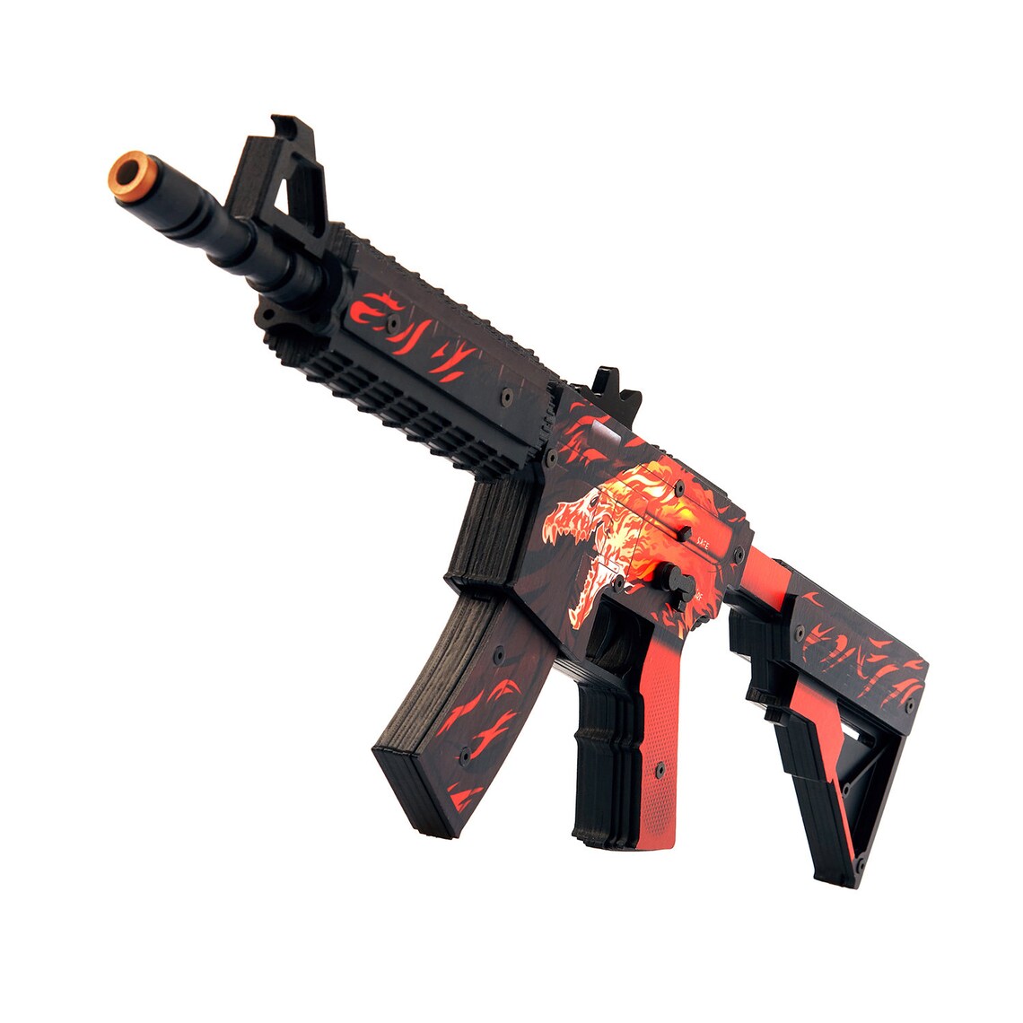 M4A4 Active Howl Automatic Assault Rifle / Wooden | Etsy