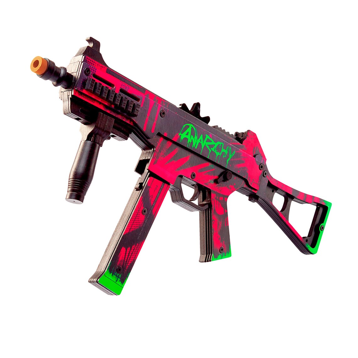 UMP-45 Active Neon Revolution Automatic Assault Rifle / | Etsy