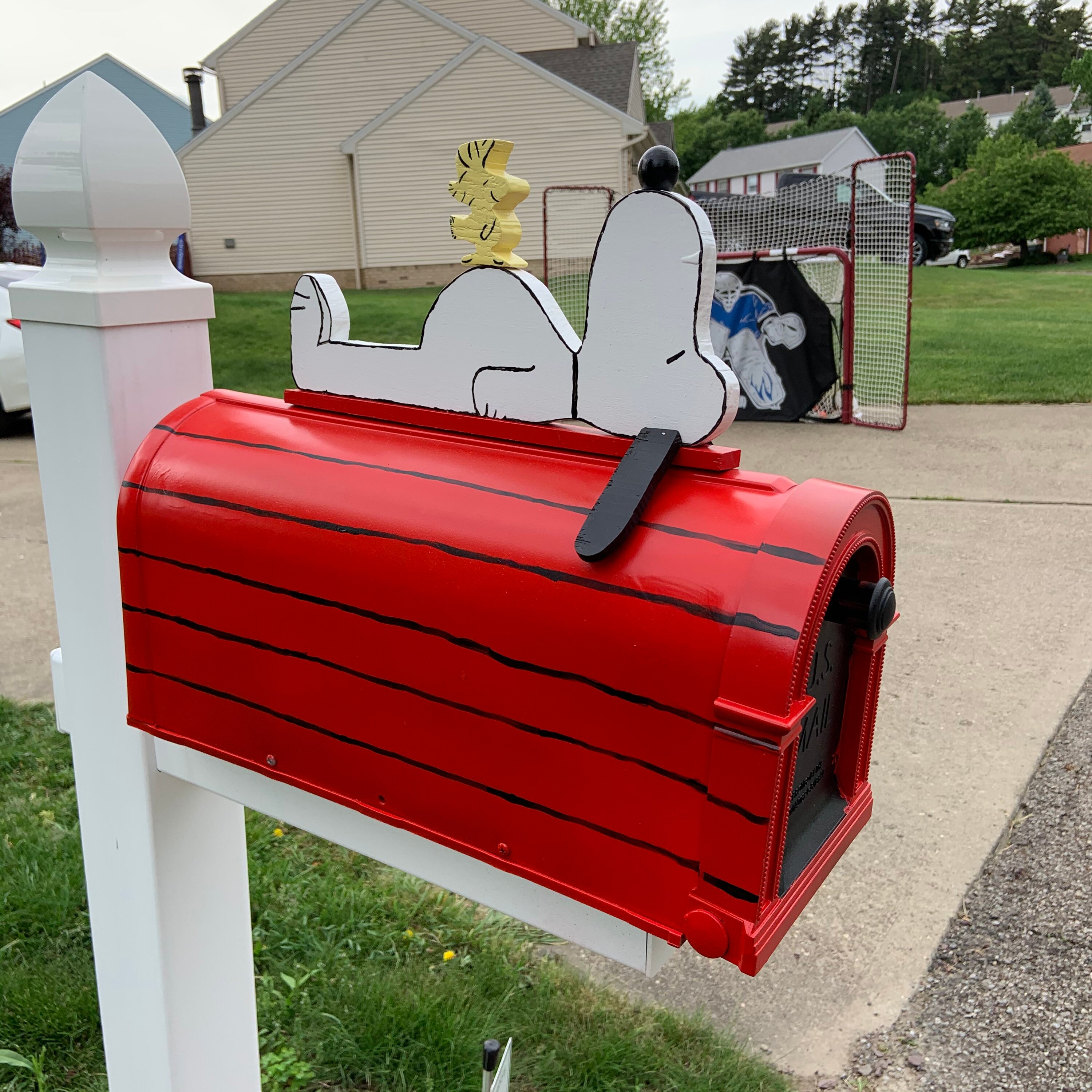Snoopy and Woodstock Mailbox Topper | Etsy