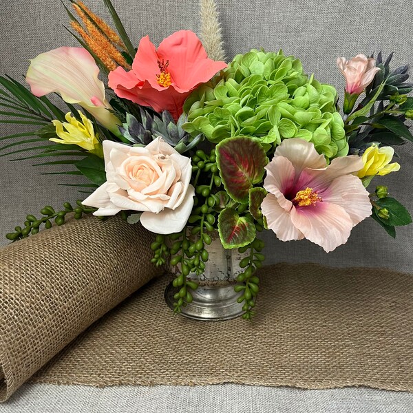 Hibiscus Centerpiece - Etsy