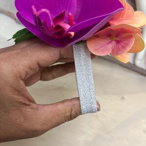 Tropical Wrist Corsage, Spring Tropical Wedding Corsage, Prom Flower ...