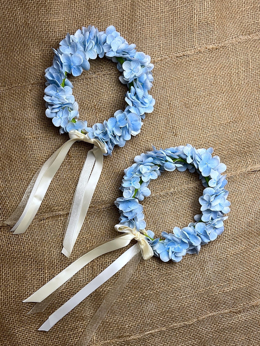 Single Hydrangea Crown for Girl in Real Touch, Wedding Women Crown ...