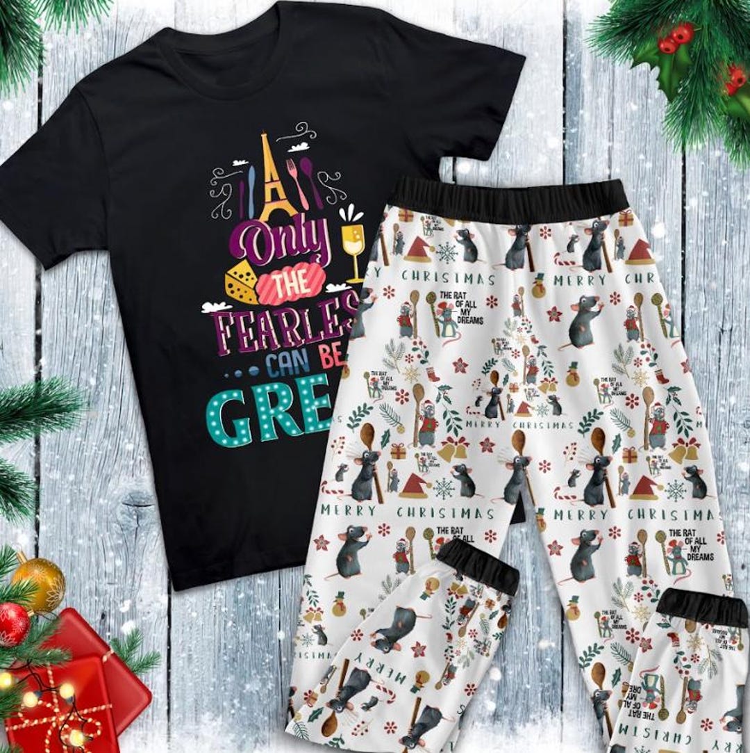 Ratatouille Holiday Pajamas Set, Ratatouille Christmas Pajamas Set ...
