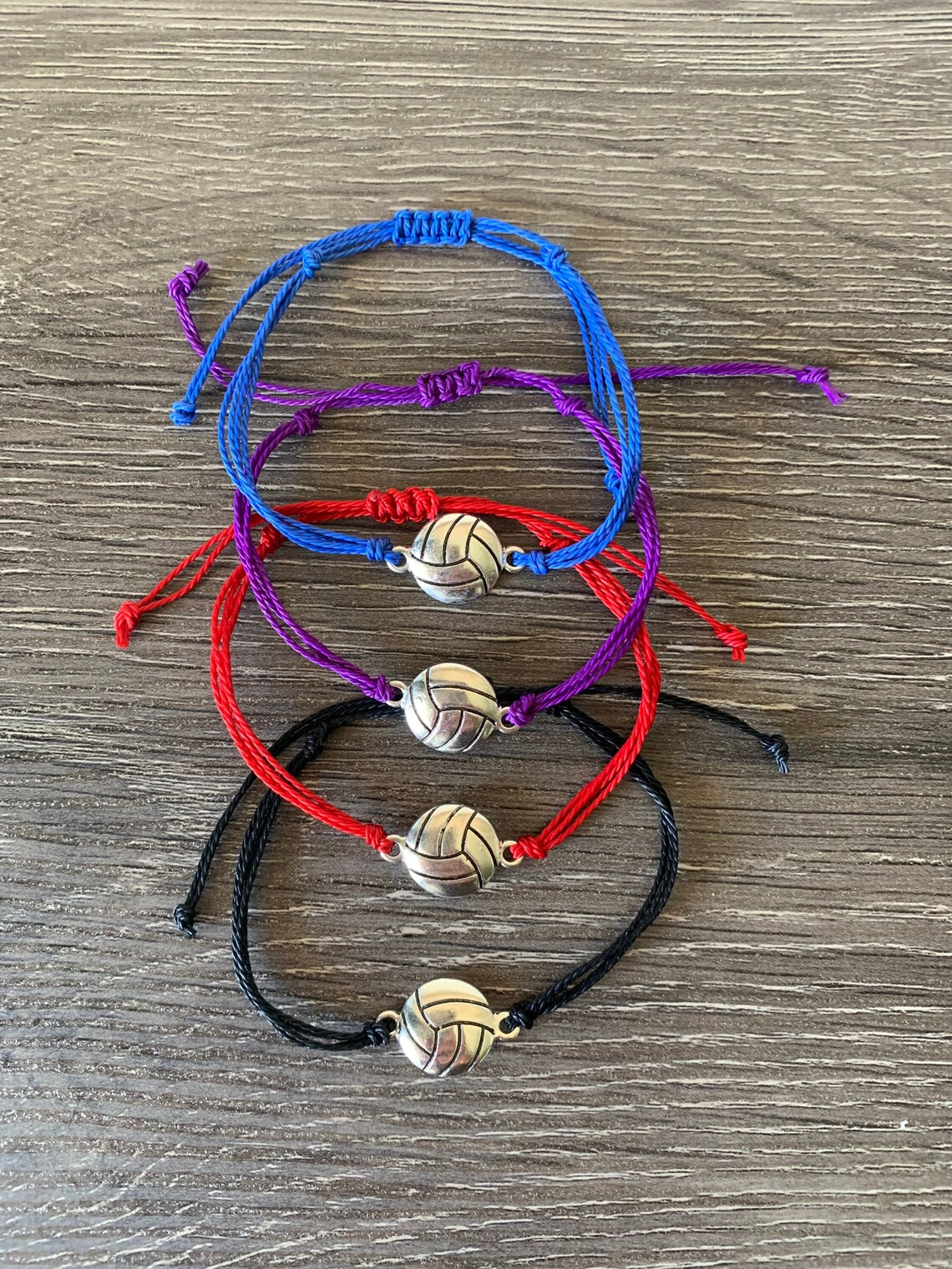Volleyball String Bracelet Charm Team Gifts Mom Coach Gift - Etsy