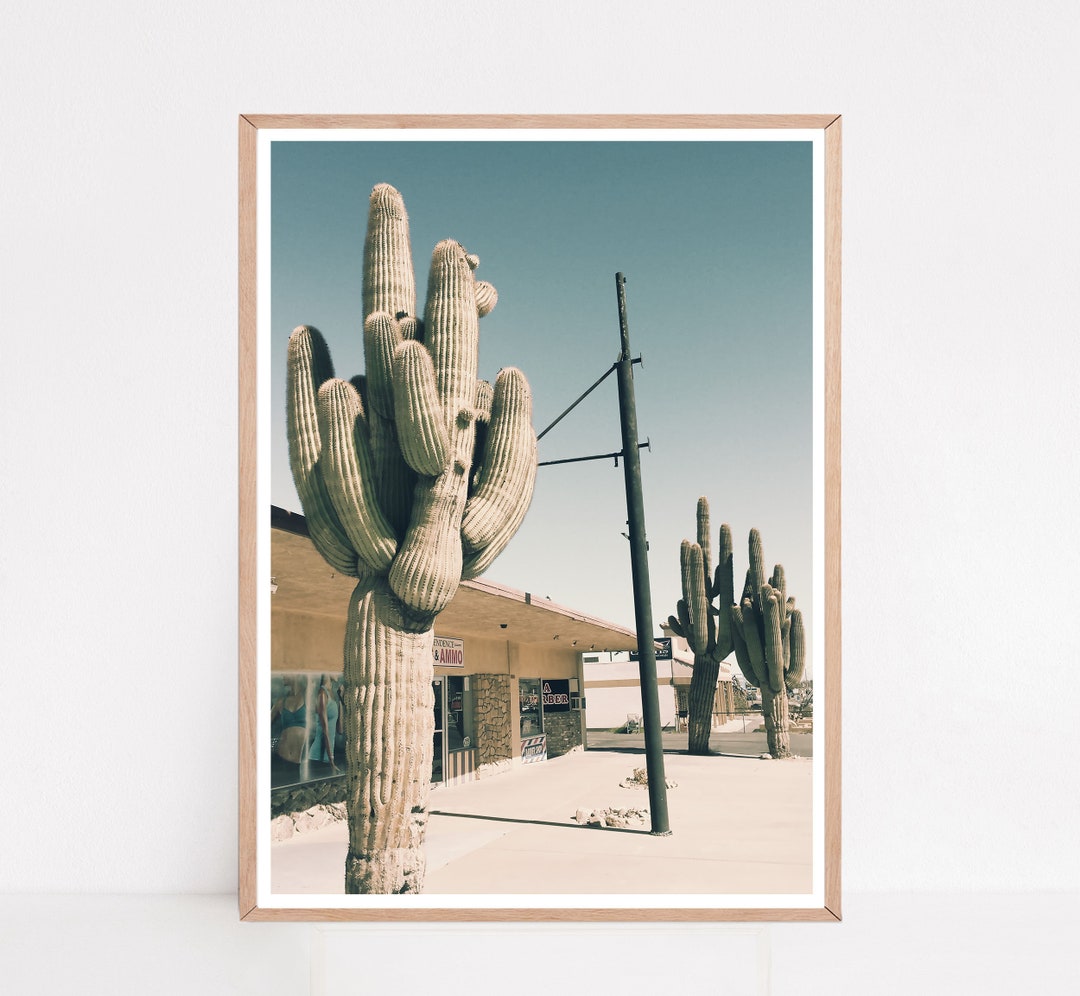 Cactus Poster Print, Printable Art, Cactus Print, Southwest Decor ...
