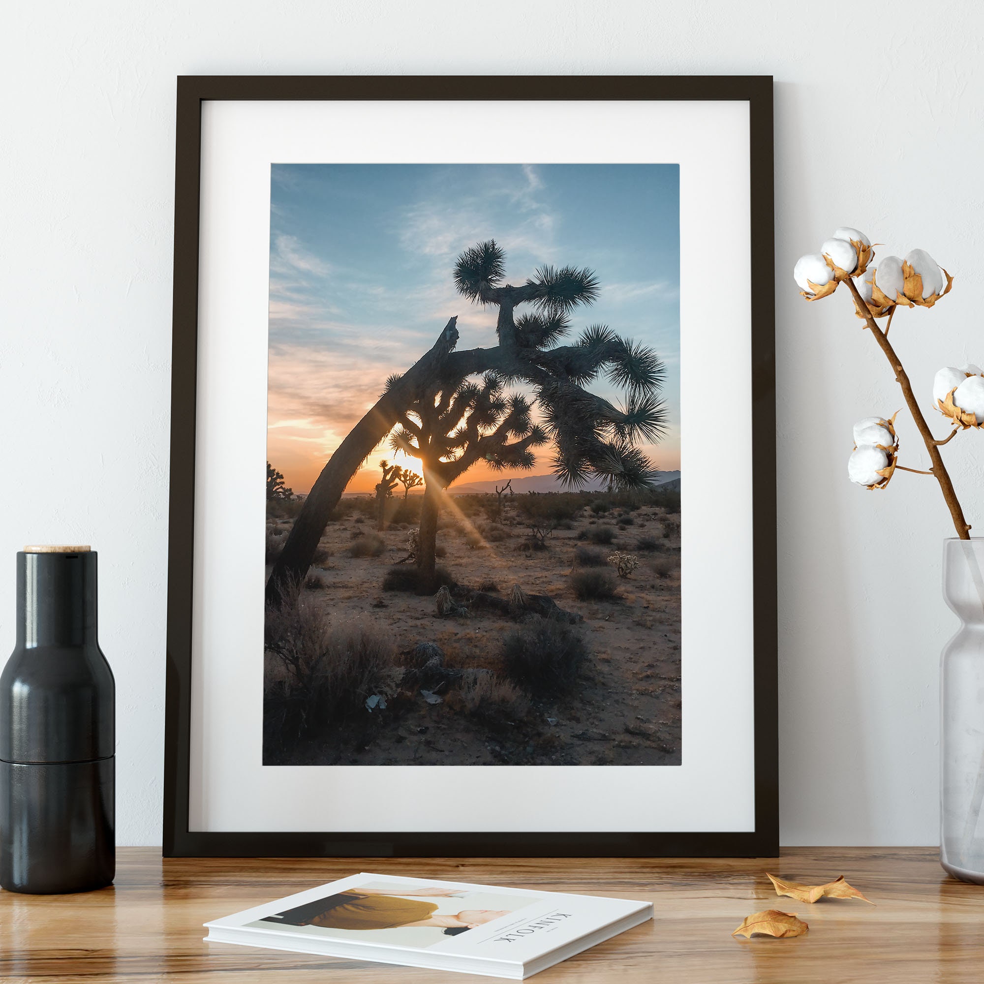 Joshua Tree Print Desert Wall Art Joshua Tree Poster Mojave | Etsy