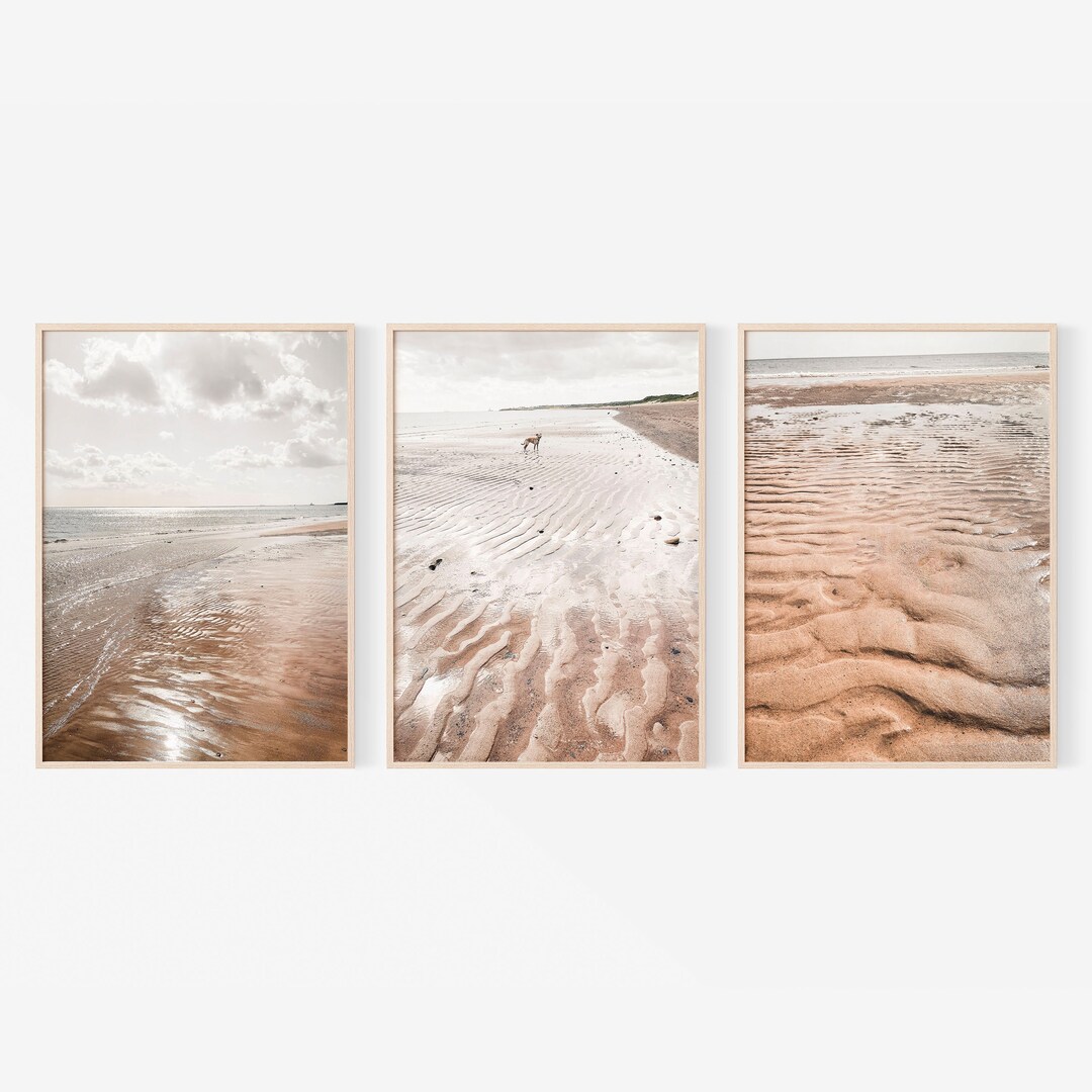 Beach Photography Print Set: Coastal Wall Art (digital Download) - Etsy