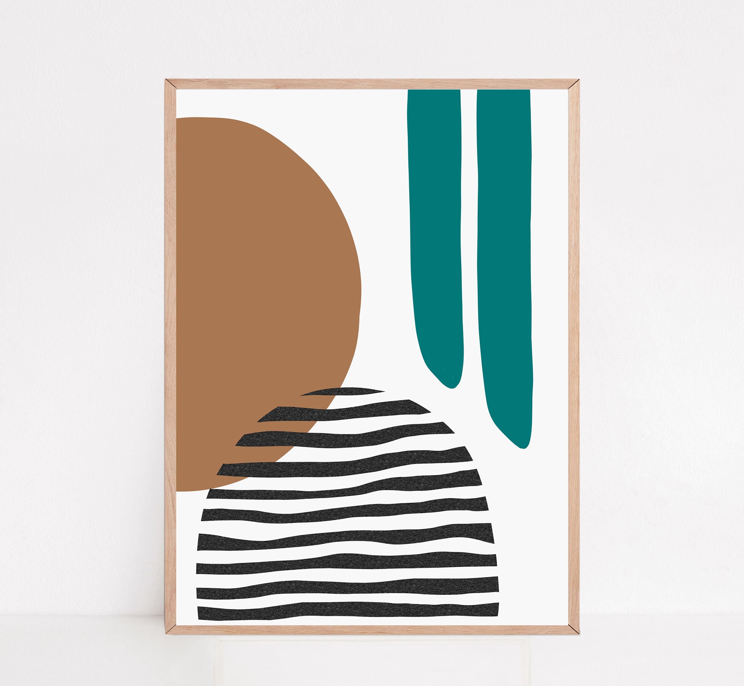 Modernism Poster Mid Century Modern Cool Abstract Art | Etsy