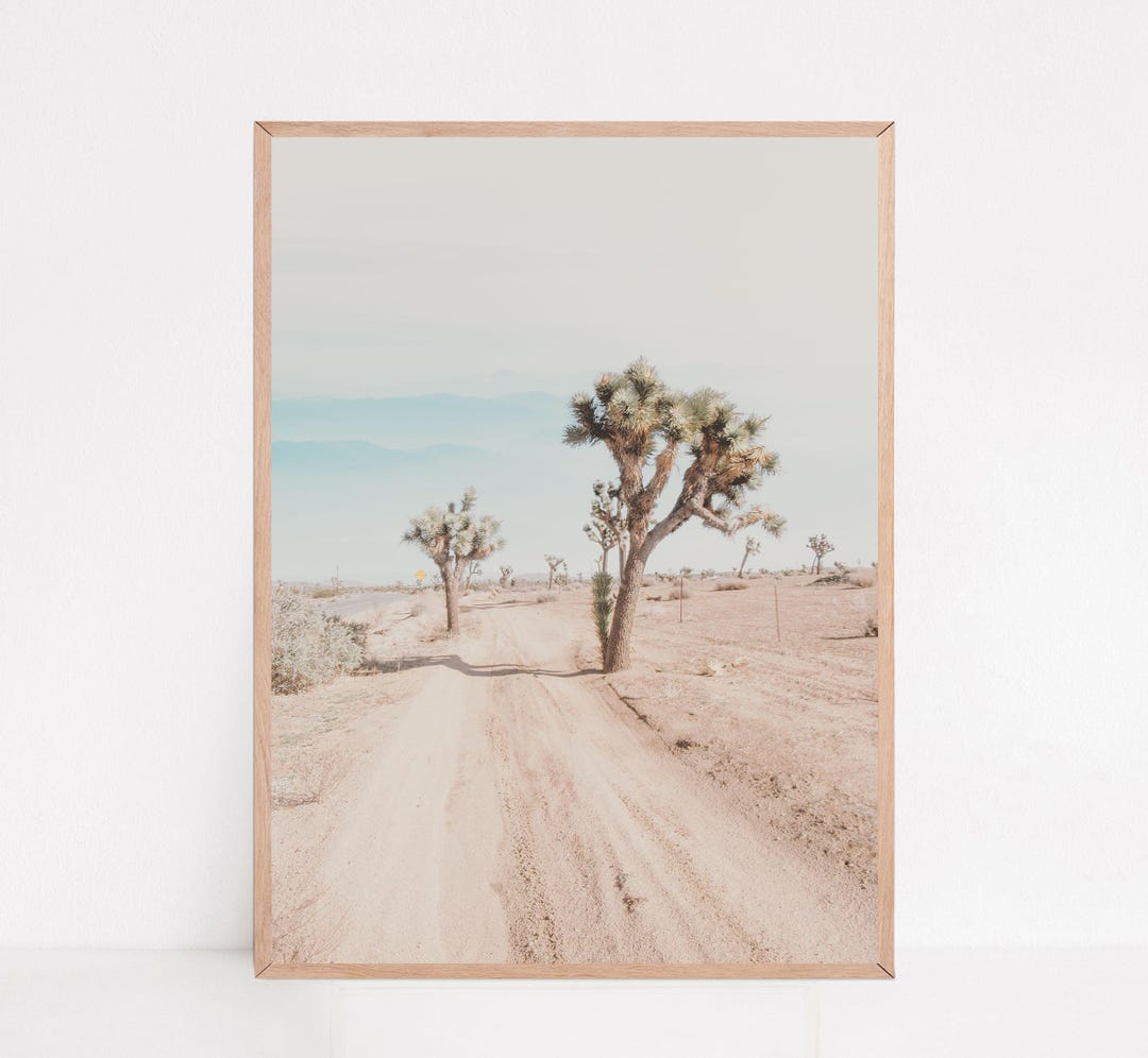Joshua Tree Print, Mojave Desert, Boho Wall Decor, National Park Poster ...