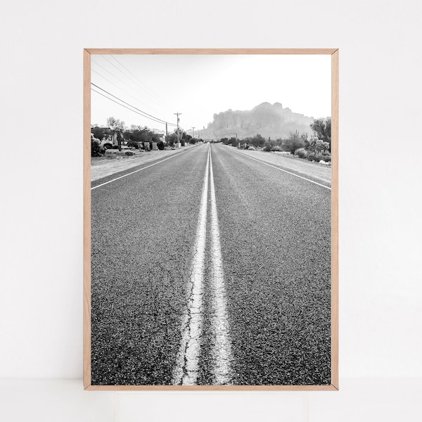 Desert Highway Print - Etsy