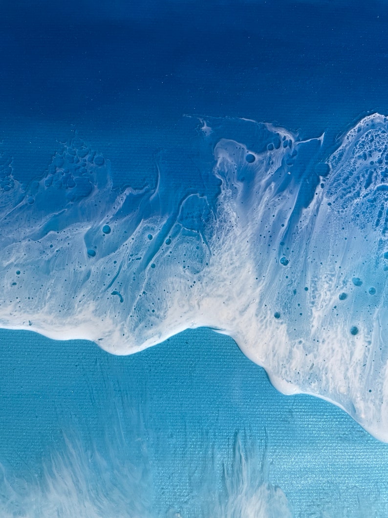 Epoxy Art Wall, Resin Beach Wall Art, Sea Theme, 3d Resin Painting ...