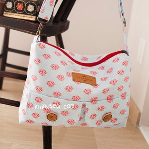 Sandra Bag PDF Sewing Pattern, Cross Bag Pattern, - Etsy UK