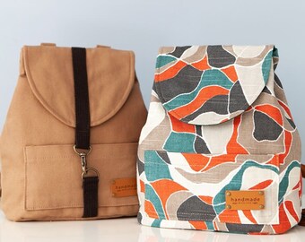 Zain Bucket Backpack PDF Sewing Pattern Small Backpack | Etsy