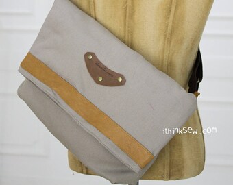 Brett Fold-over Musette Bag PDF Sewing Pattern Easy Sewing - Etsy