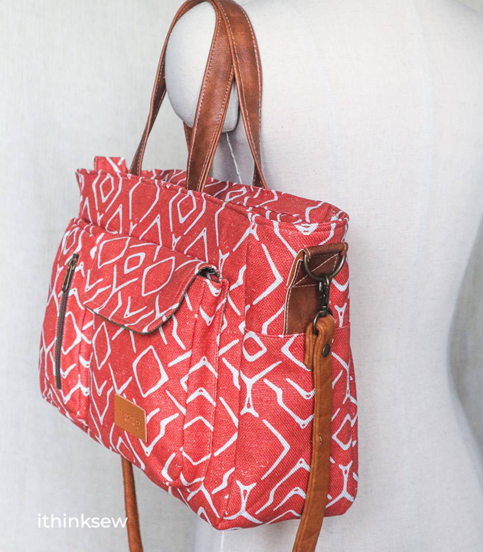 Robbie Bag PDF Sewing Pattern Brief Case Messenger Bag | Etsy Canada