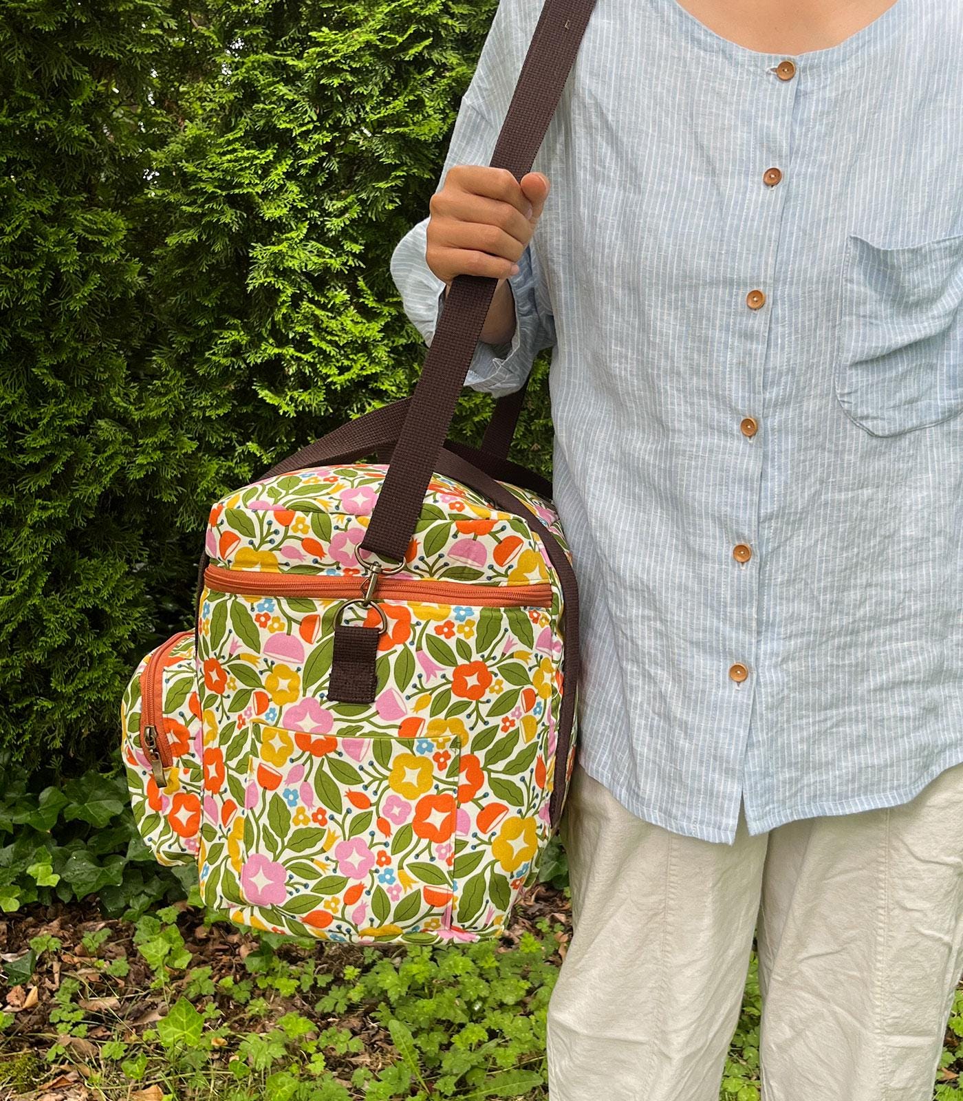 Nomi Picnic Bag PDF Sewing Pattern With Video Instruction, Easy Sawing ...