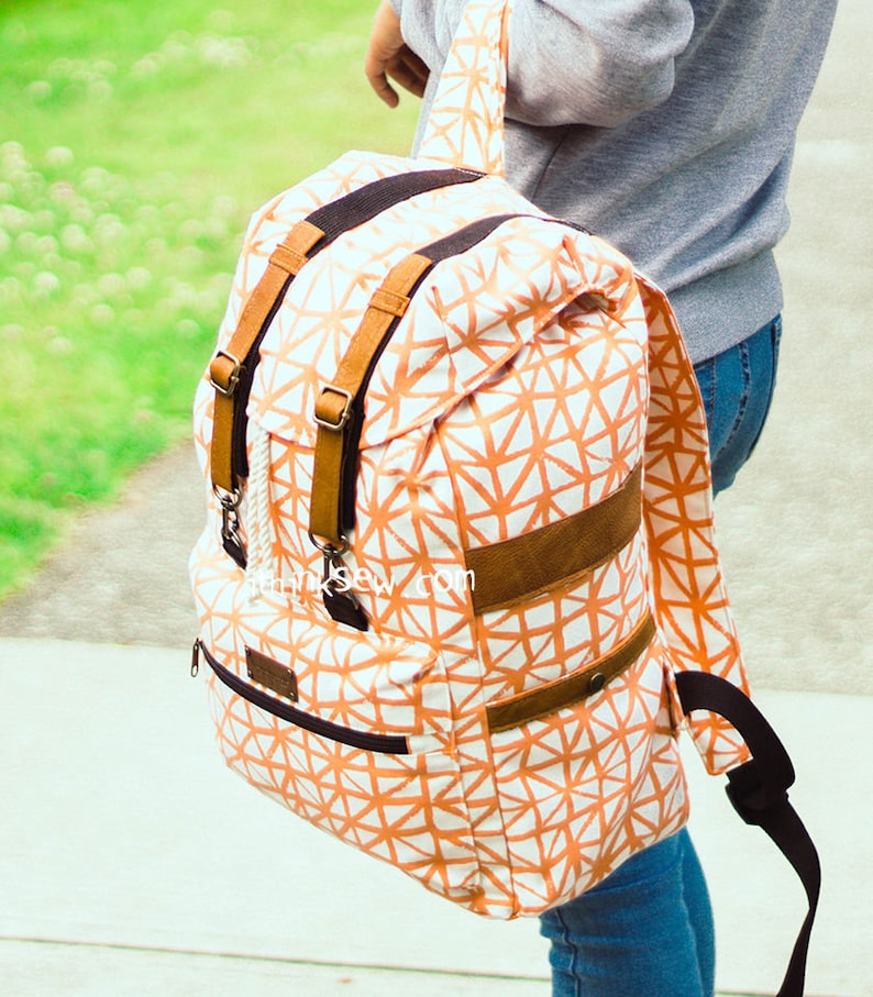Ralph Backpack PDF Sewing Pattern, Travel Bag, School Backpack - Etsy