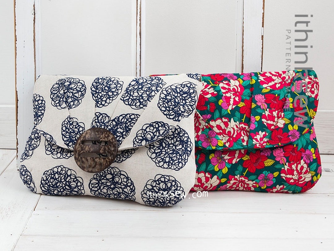 Clarise Clutch PDF Sewing Pattern, Clutch Bag, Easy Sewing Pattern - Etsy