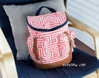 Carson School Backpack PDF Sewing Pattern - Etsy