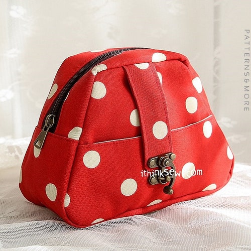 Purse Sewing Pattern Clam Shell Shoulder Bag Digital PDF - Etsy