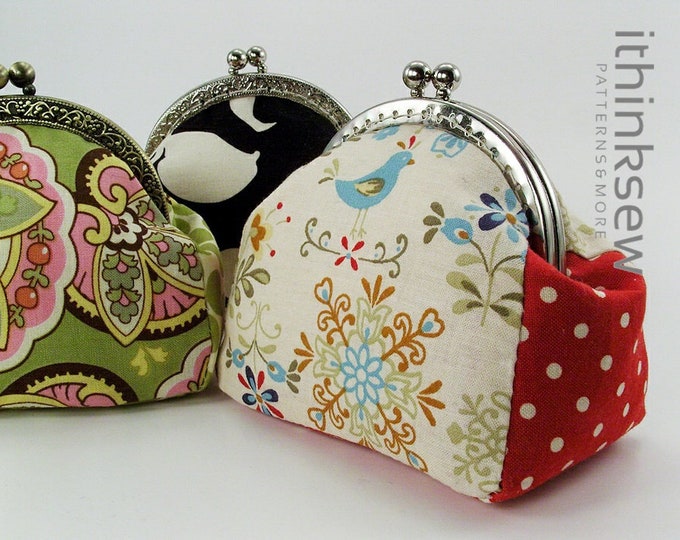Vintage Style Frame Bag Sewing Pattern Instant Download - Etsy