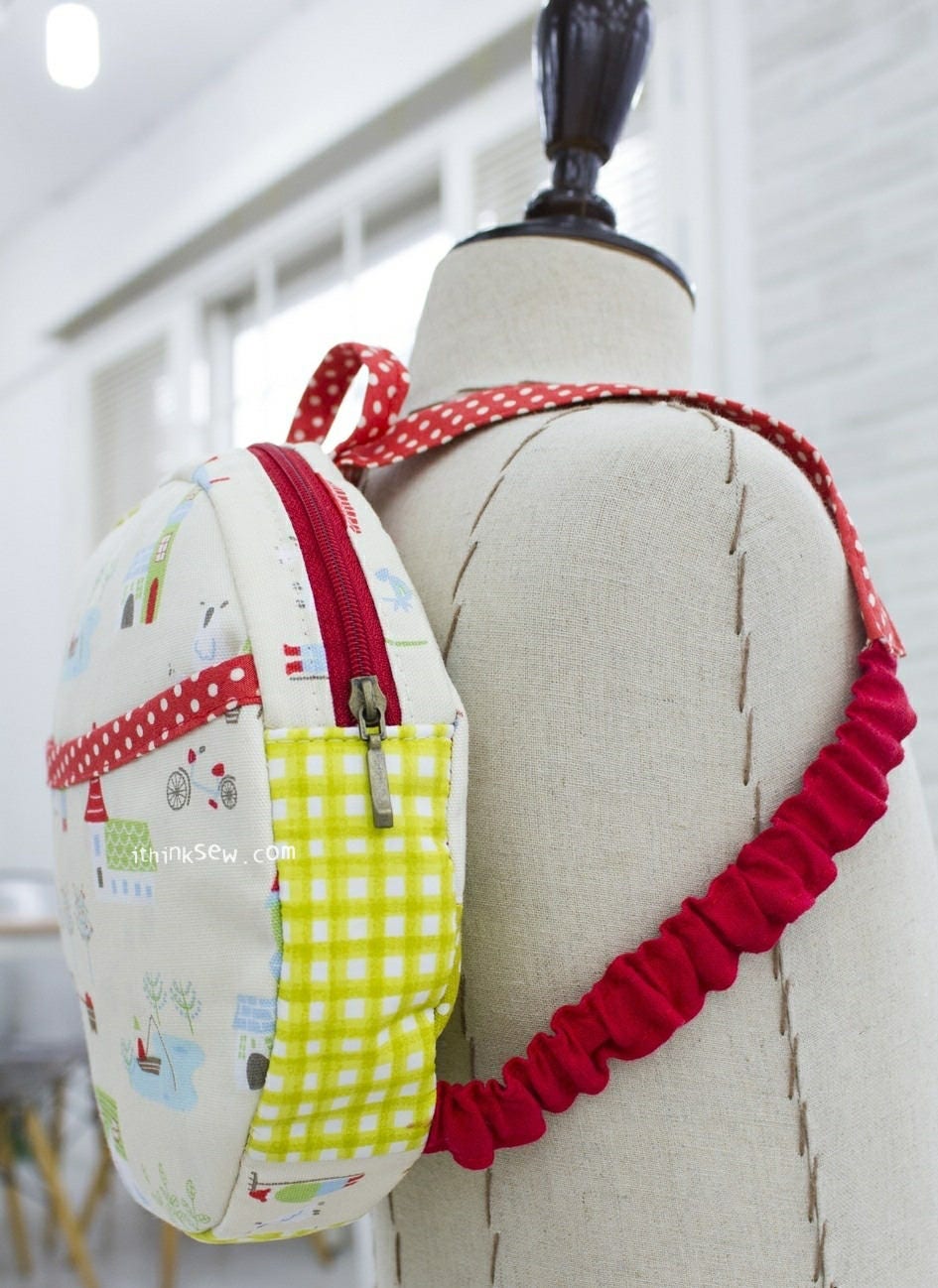 Baby Cute Backpack PDF Sewing Pattern 585 | Etsy