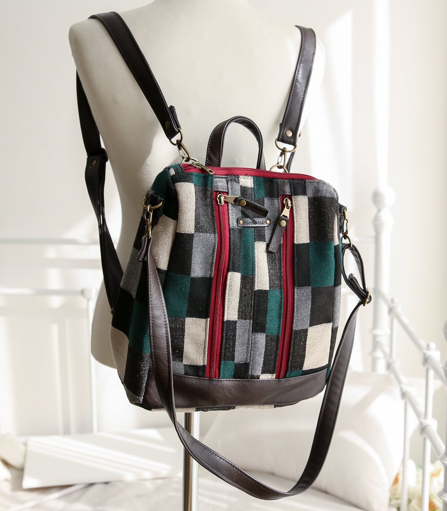 Convertible Backpack Sewing Pattern | Lizzie Backpack PDF Pattern| DIY ...