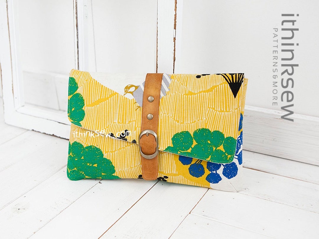 Jeanette Clutch PDF Sewing Pattern, Clutch Bag, Easy Sewing Pattern - Etsy