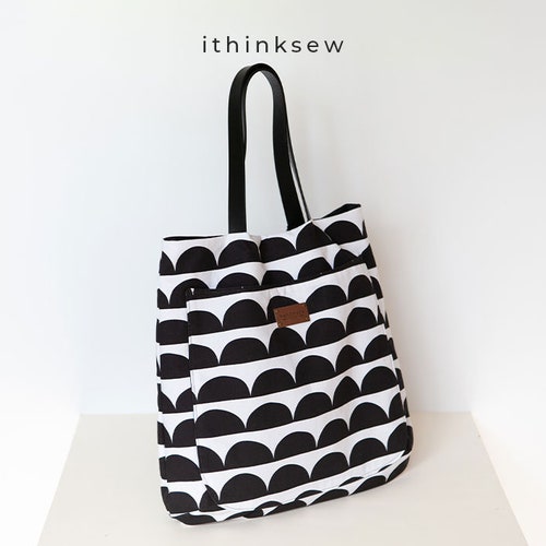 Smile and Wave Tote Bag PDF Sewing Pattern - Etsy