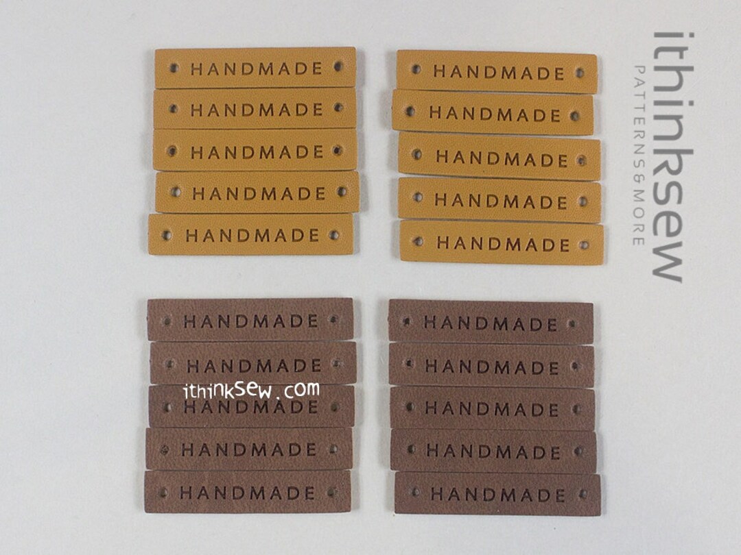 10% off Two Kinds of Small PU Leather Tag 20 EA 50mm X - Etsy