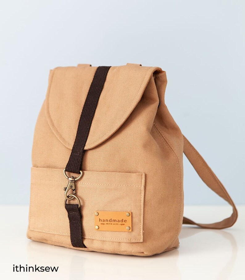 Zain Bucket Backpack PDF Sewing Pattern Small Backpack | Etsy