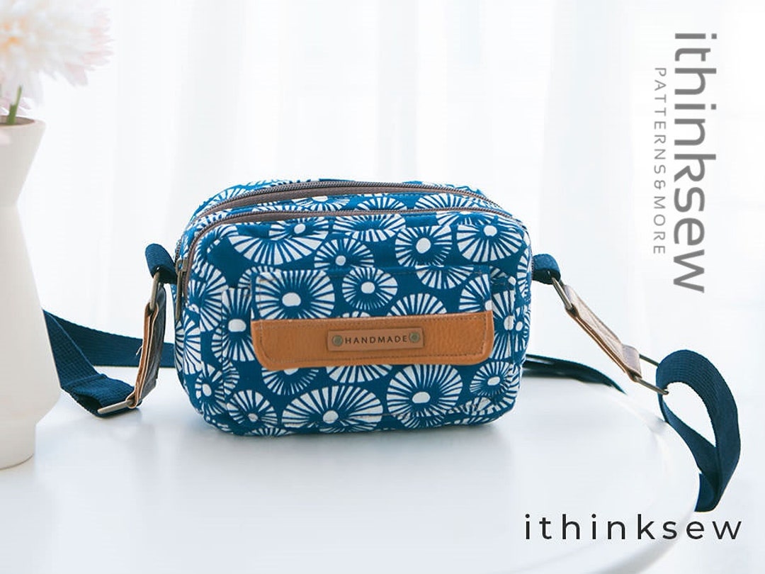 2 Compartments Jaylen Mini Camera Bag PDF Pattern, Small Camera Bag ...