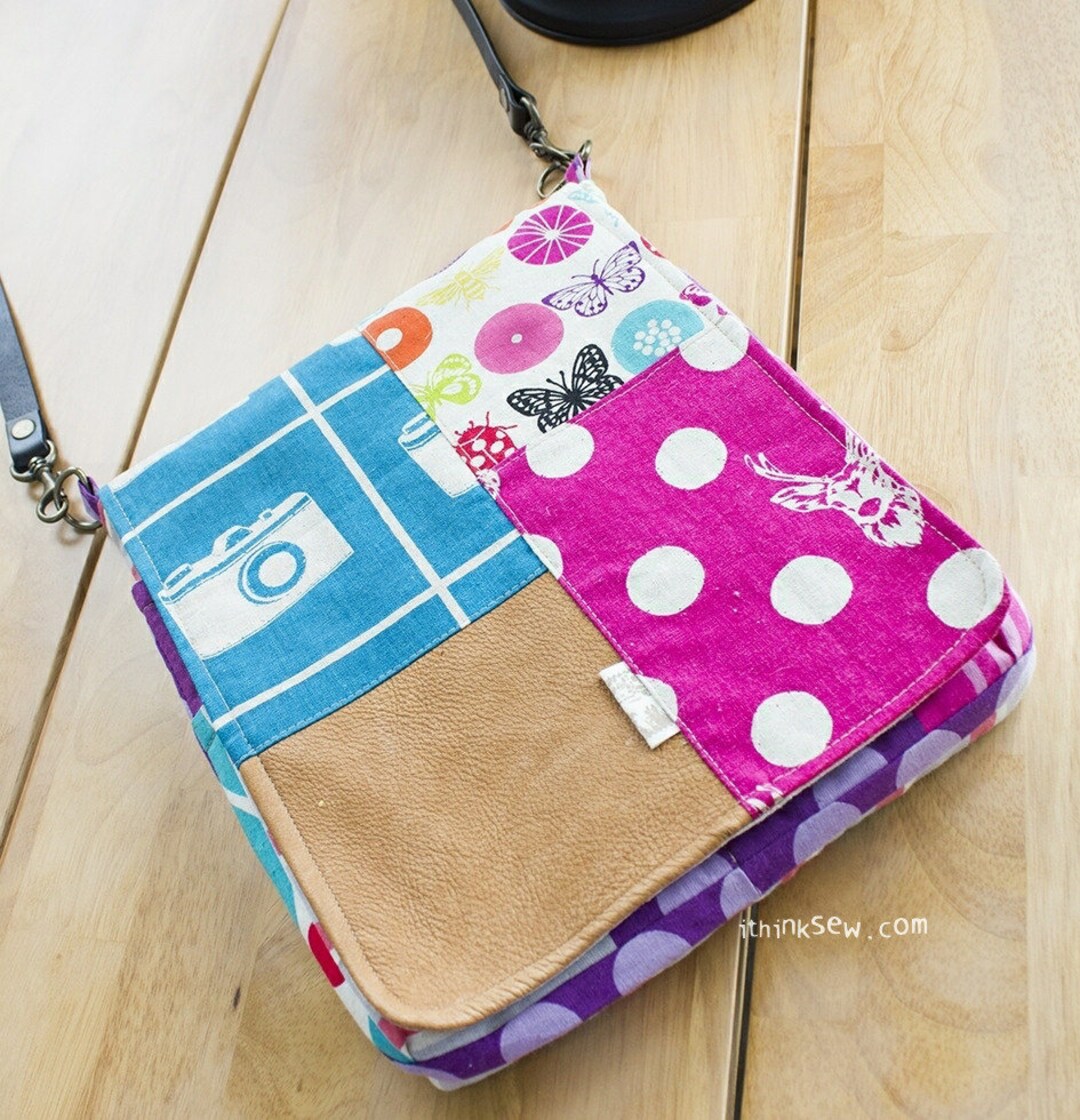 Evelyn Tablet Bag PDF Pattern (2 Sizes) With Video Tutorial, Gadget Bag ...