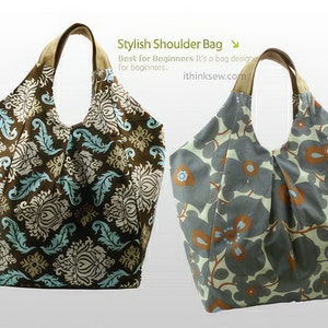The Emily Bag PDF Sewing Pattern, Hobo Bag, Easy Sewing Pattern - Etsy