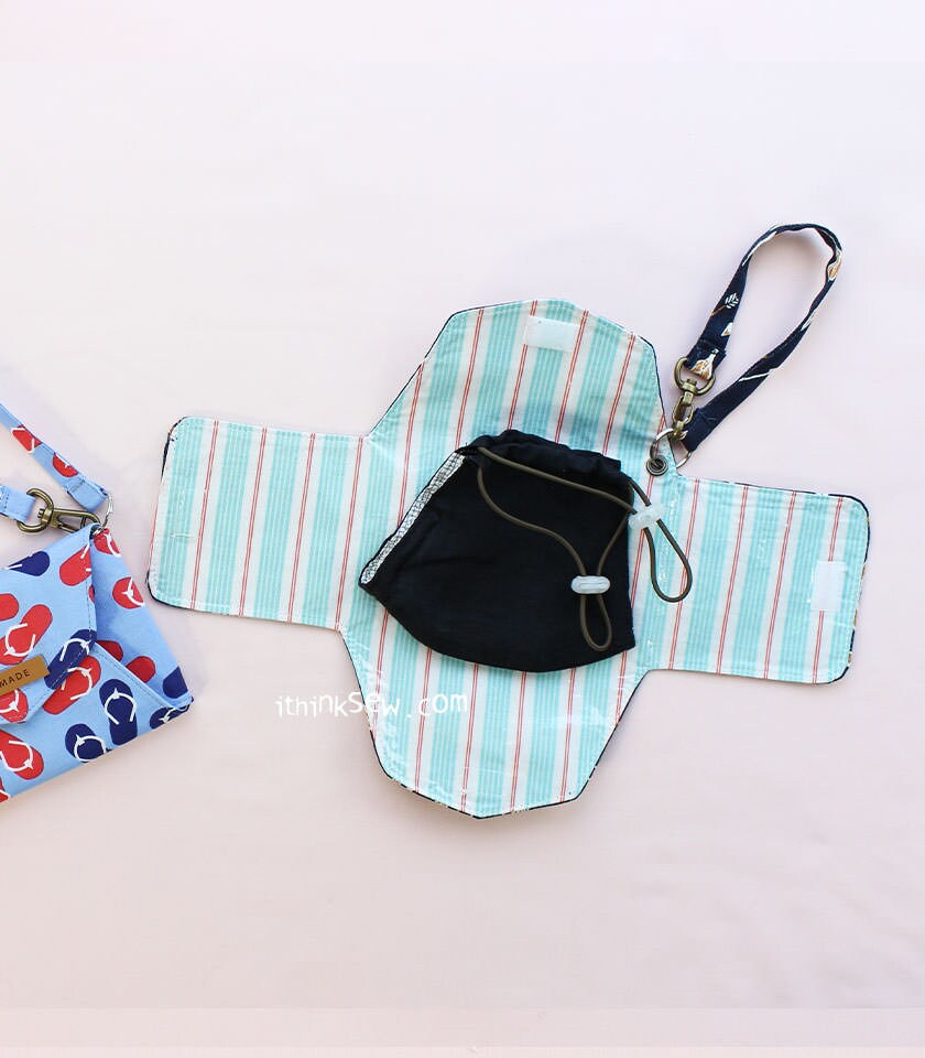 Laminated Key Chain Mask Case PDF Sewing Pattern and Video | Etsy