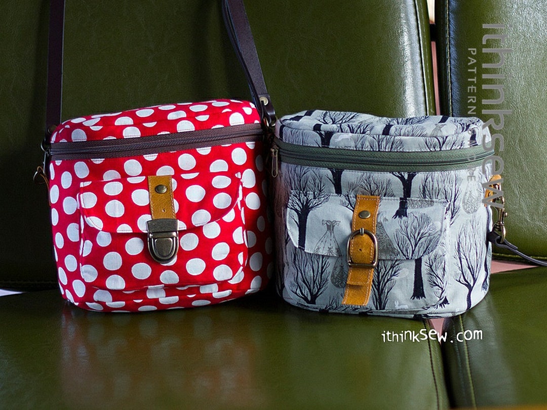 Nicky Camera Bag PDF Sewing Pattern With FREE Camera Strap Pattern - Etsy