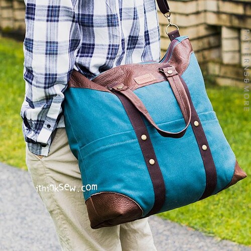 Original Satchel Tote Bag PDF Sewing Pattern Instant - Etsy