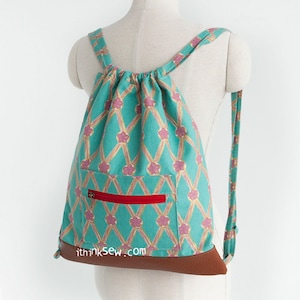 Merida Drawstring Backpack PDF Sewing Pattern, Easy Backpack Pattern - Etsy