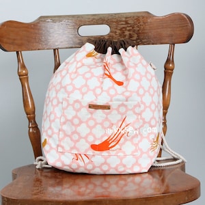 Lionel Drawstring Backpack PDF Sewing Pattern, Easy Backpack Pattern ...