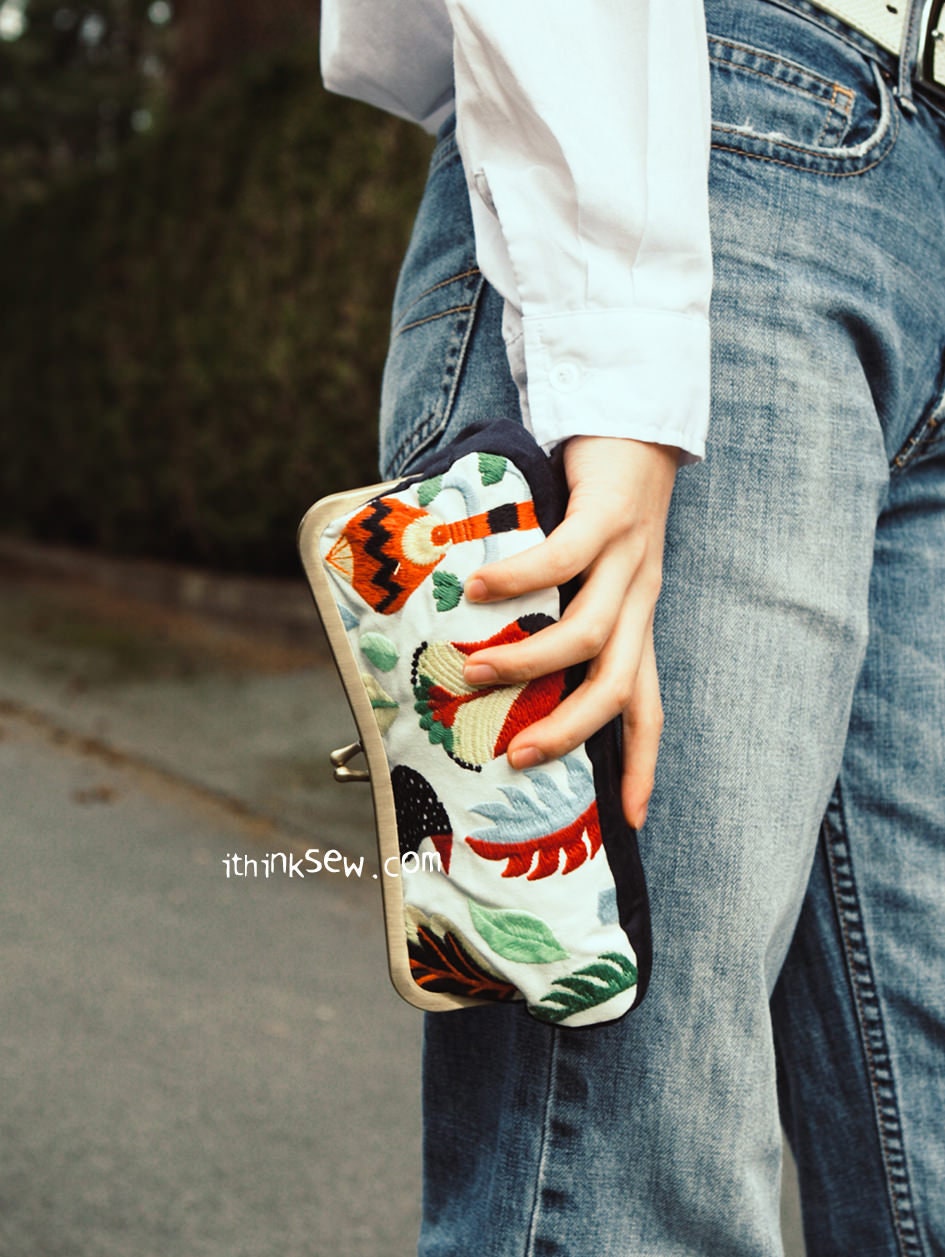 Fatima Metal Clutch PDF Sewing Pattern 2 Kinds 1233 | Etsy