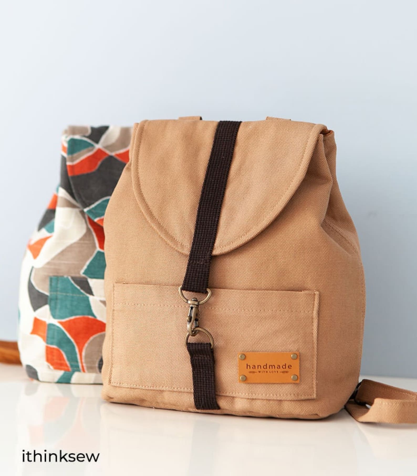 Zain Bucket Backpack PDF Sewing Pattern, Small Backpack - Etsy