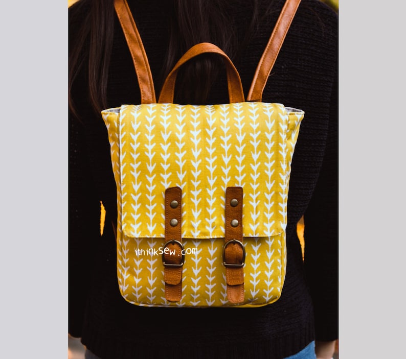 Tatiana Backpack PDF Sewing Pattern, Small Backpack Pattern - Etsy