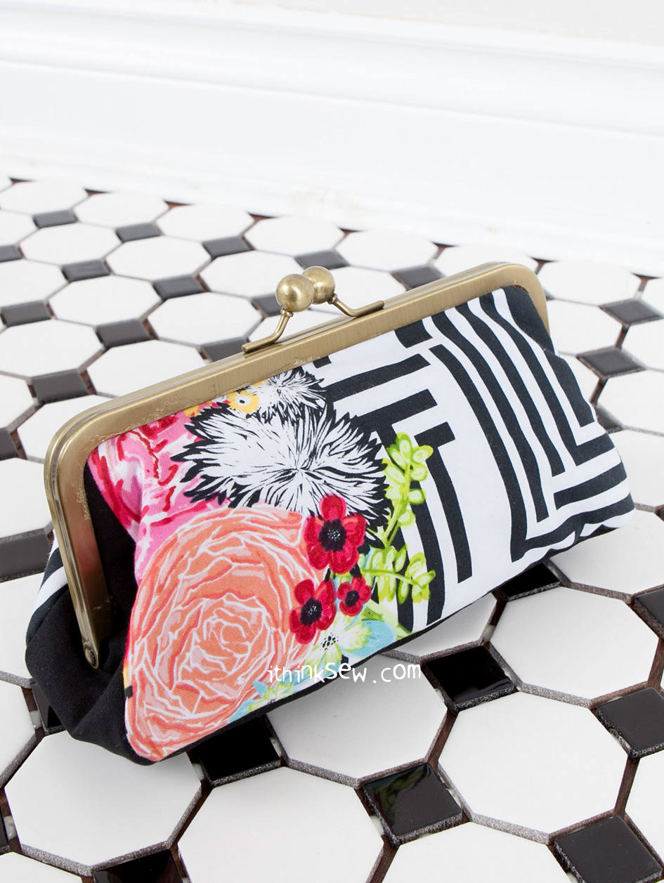 Fatima Metal Clutch PDF Sewing Pattern 2 Kinds 1233 | Etsy