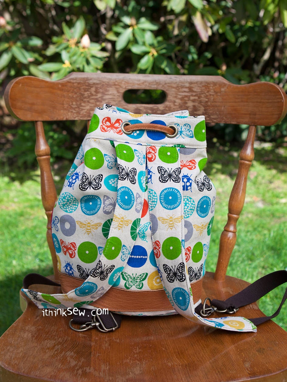 Loren Bucket Backpack PDF Sewing Pattern - Etsy