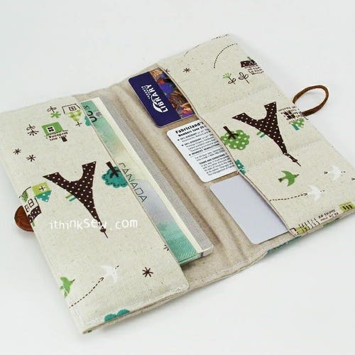 Book Wallet Sewing Pattern PDF Pattern Digital File - Etsy