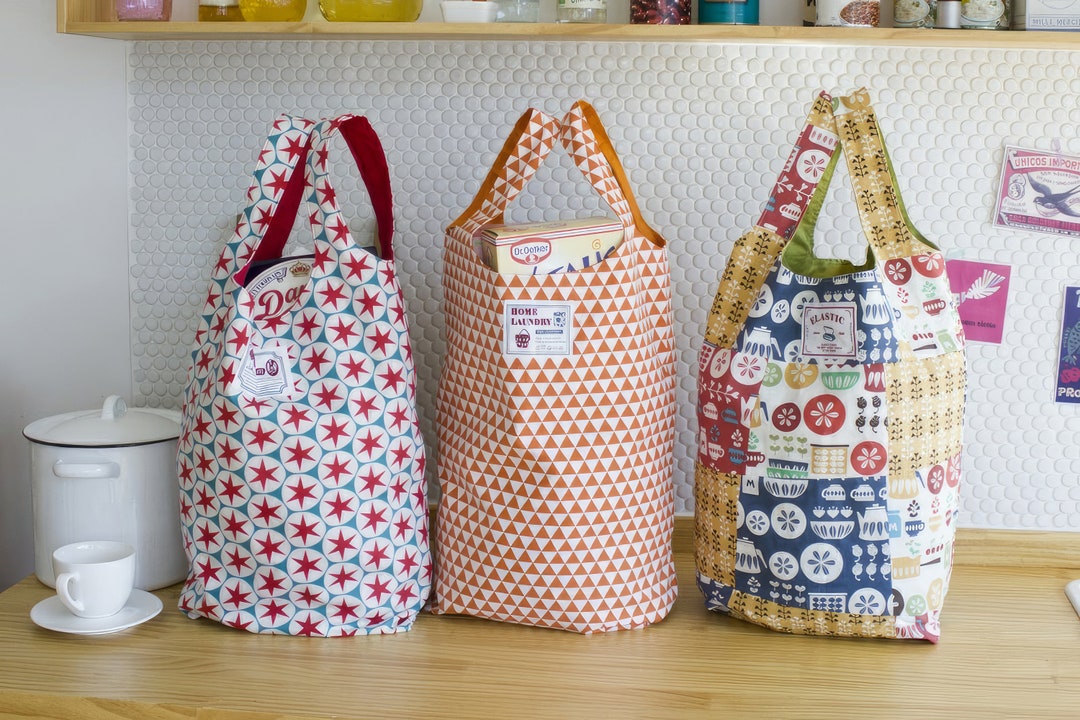 Vanessa Market Bag PDF Sewing Pattern – Reusable Shopping Bag (beginner ...